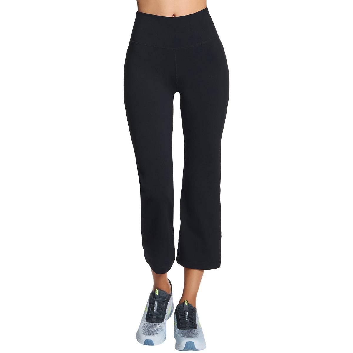 Click here for Womens Skechers GO WALK Pull On Kick Flare Capris prices