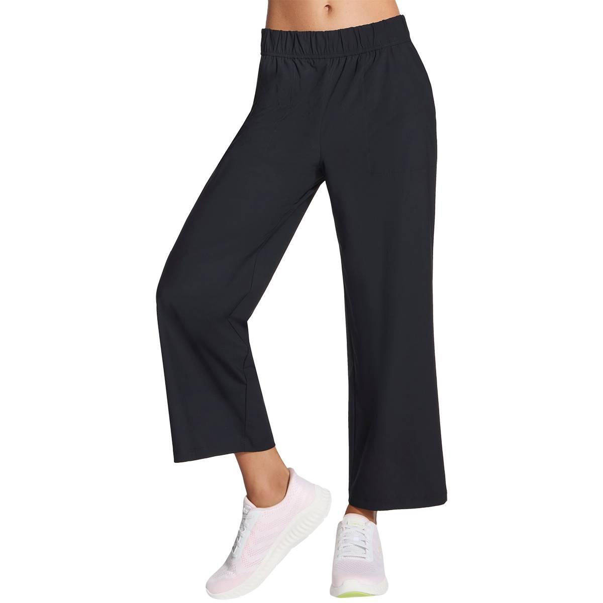 Skechers Womens Destination Slip-In Crop Pants - Bold Black