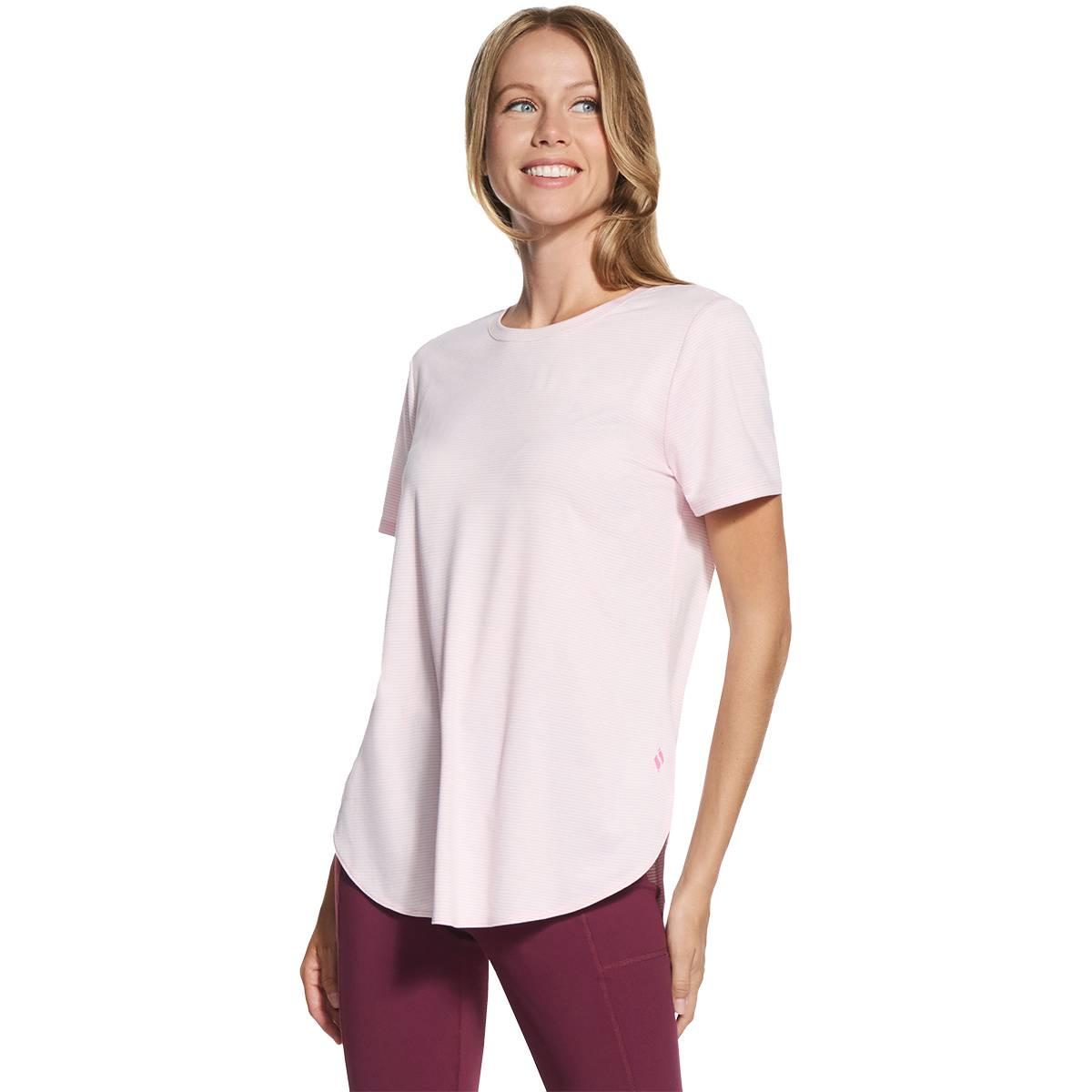 Click here for Womens Skechers GO DRI Swift Stripe Tunic Tee prices