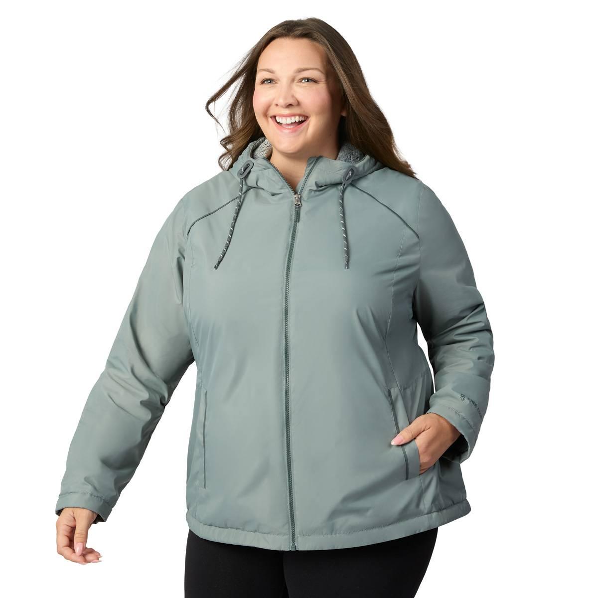 Click here for Plus Size Free Country Windshear(R) Solid Windbrea... prices
