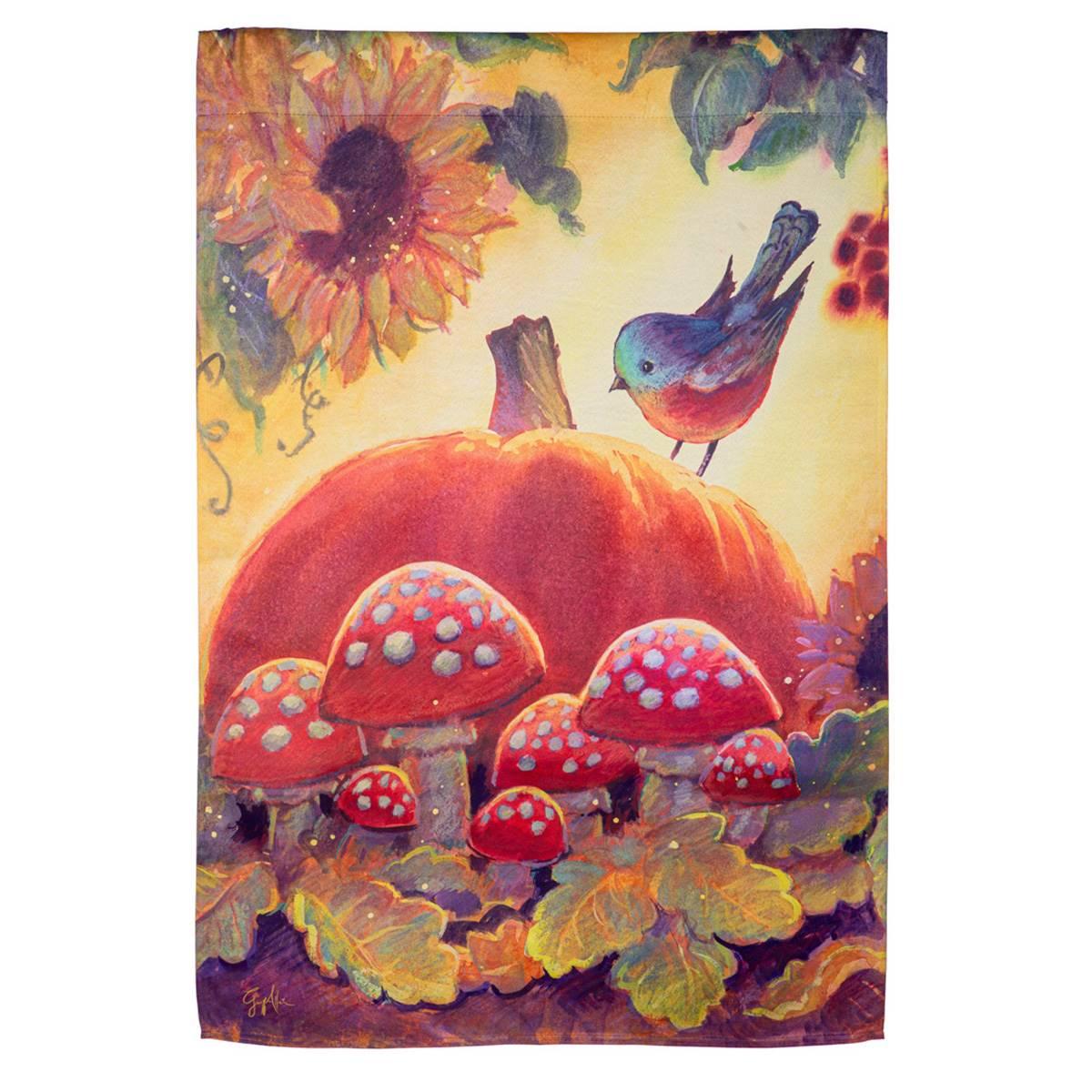 Click here for Evergreen Autumn Light Suede House Flag prices