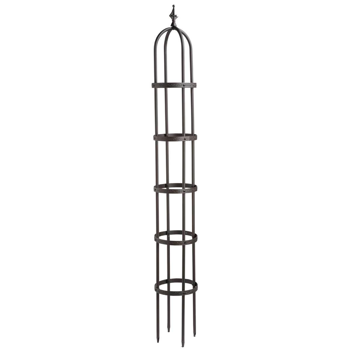 Click here for Evergreen 8ft. Powder-Coated Steel Garden Obelisk prices