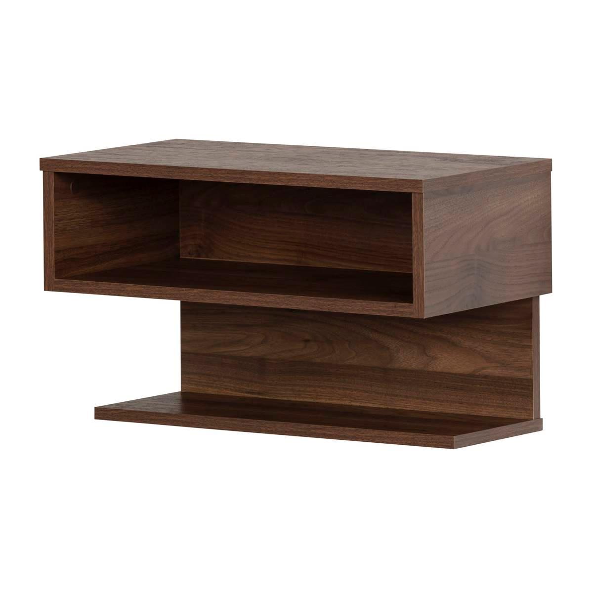Click here for South Shore Sazena Natural Walnut Floating Nightst... prices
