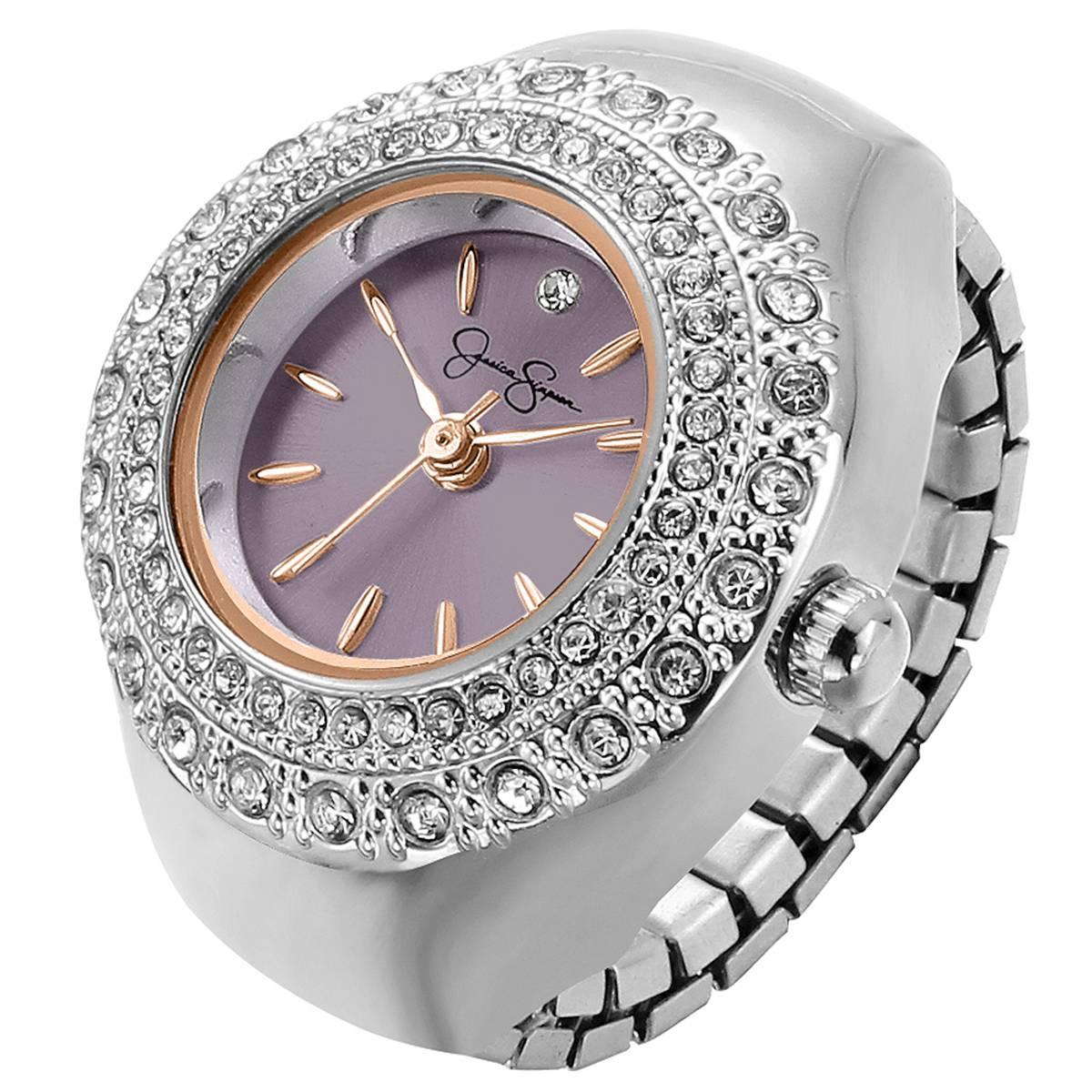 Click here for Womens Jessica Simpson Rose Gold Purple Ring Watch... prices