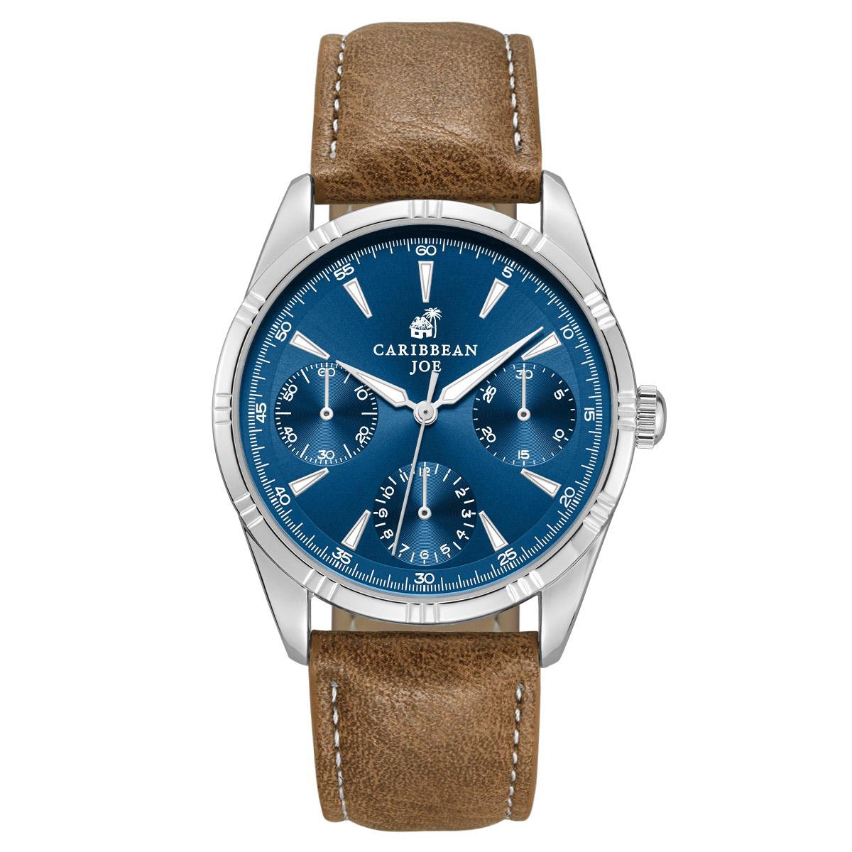 Click here for Mens Caribbean Joe Blue Dial Strap Watch - CJ7175S... prices