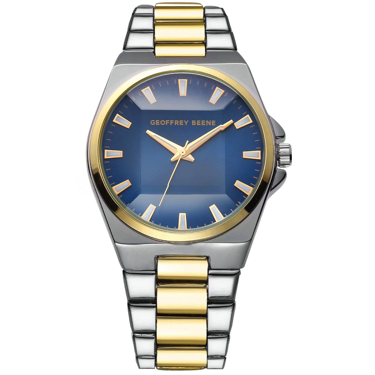 Click here for Mens Geoffrey Beene Faceted Glass bracelet Watch -... prices