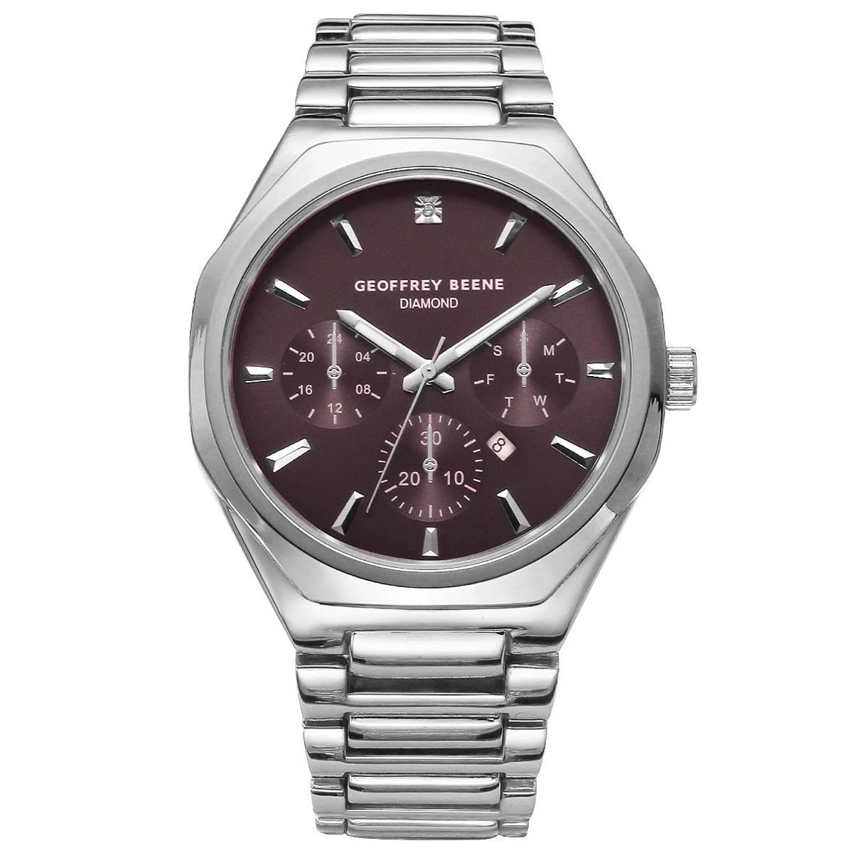 Click here for Mens Geoffrey Beene Genuine Diamond Dial Watch - G... prices