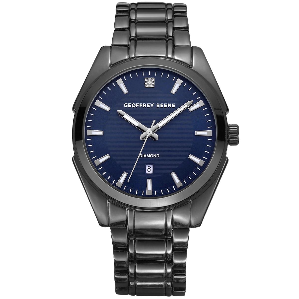 Click here for Mens Geoffrey Beene(R) 42mm Gunmetal-Tone Watch -... prices