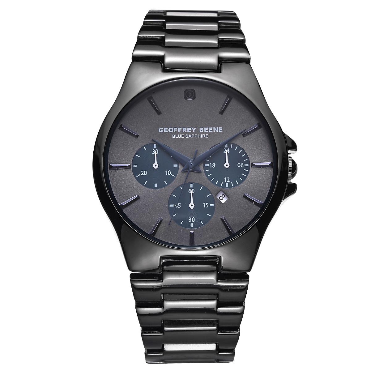 Click here for Mens Geoffrey Beene(R) Blue Sapphire Bracelet Watc... prices