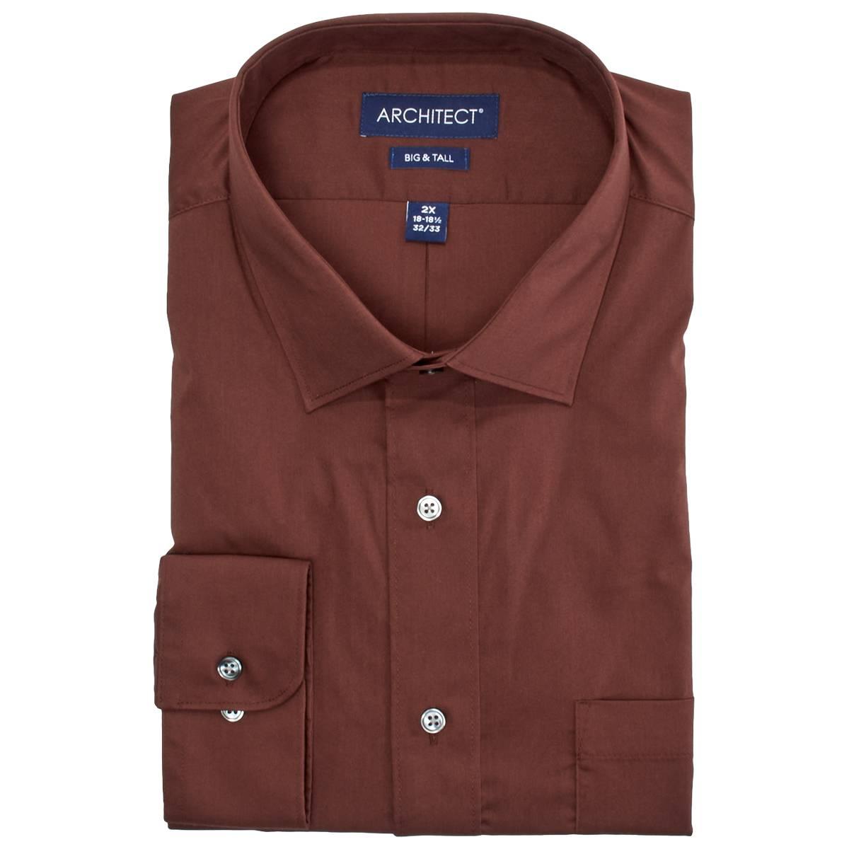 Click here for Mens Big & Tall Architect(R) Big Dress Shirt - Dar... prices