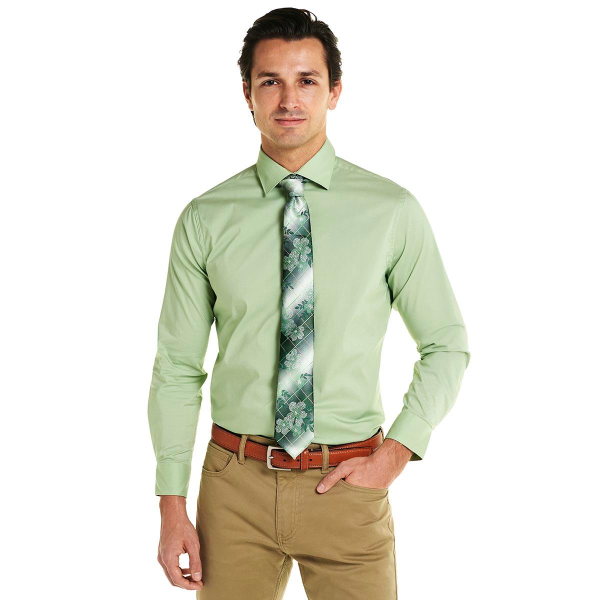 Click here for Mens Architect(R) Slim Fit Long Sleeve Dress Shirt... prices