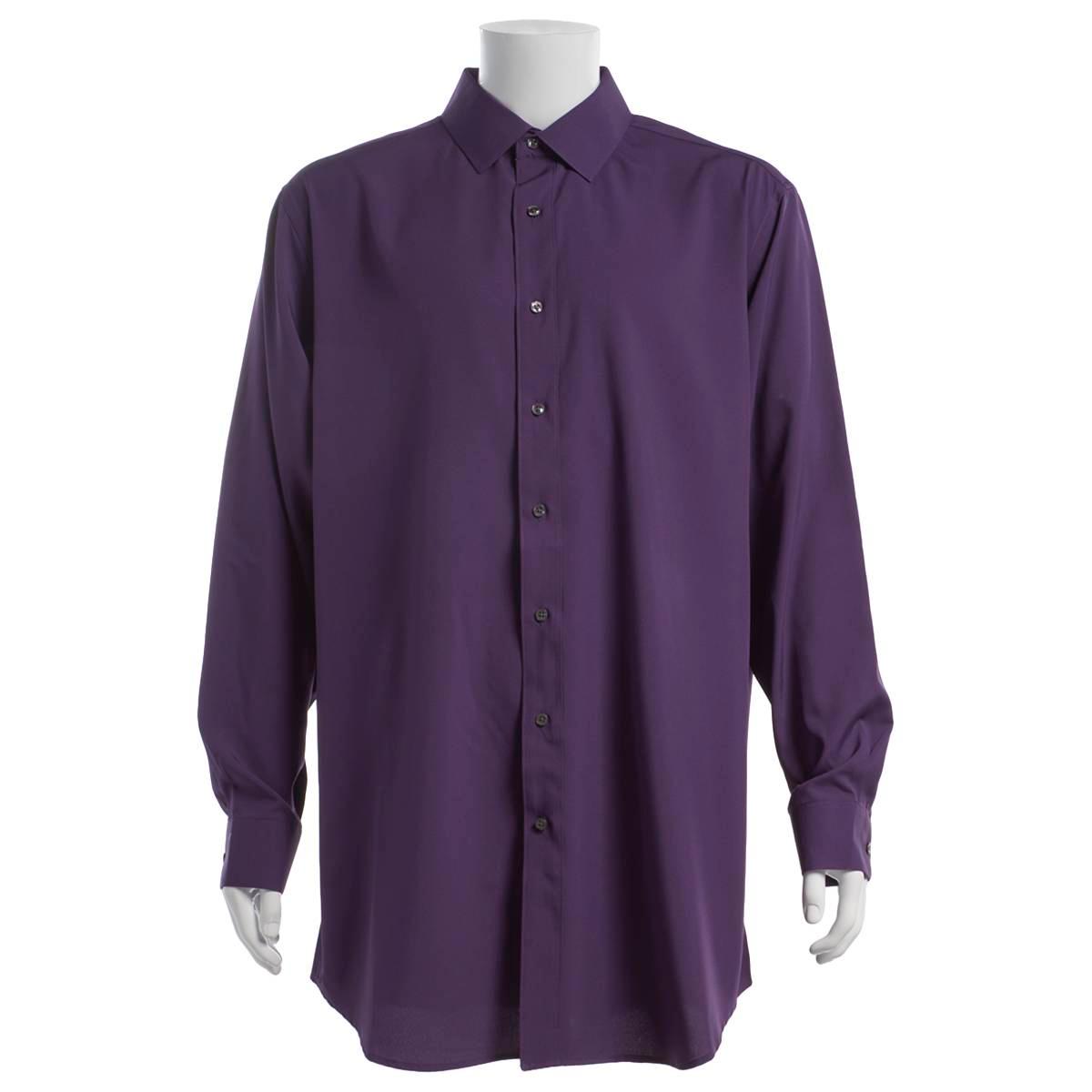 Click here for Mens Big & Tall Christian Aujard Dress Shirt - Pur... prices