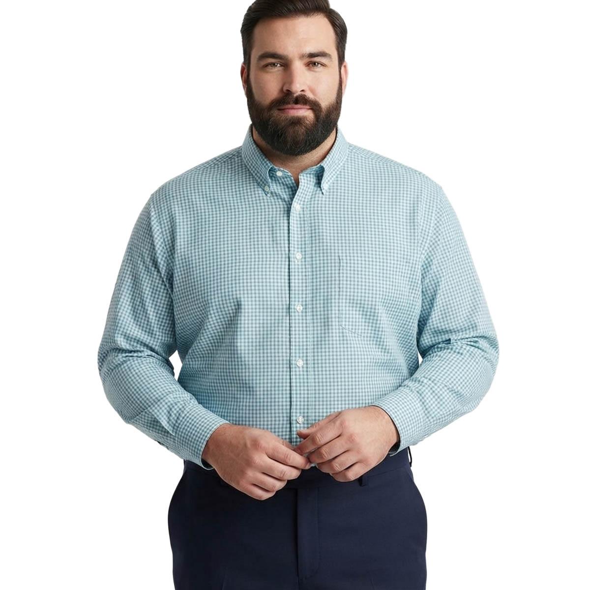 Click here for Mens Big & Tall Christian Aujard Fitted Dress Shir... prices