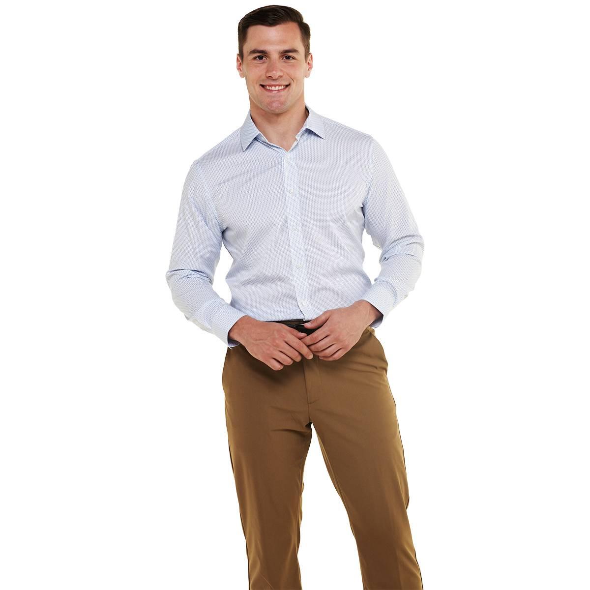 Click here for Mens Christian Aujard Geometric Slim Fit Dress Shi... prices
