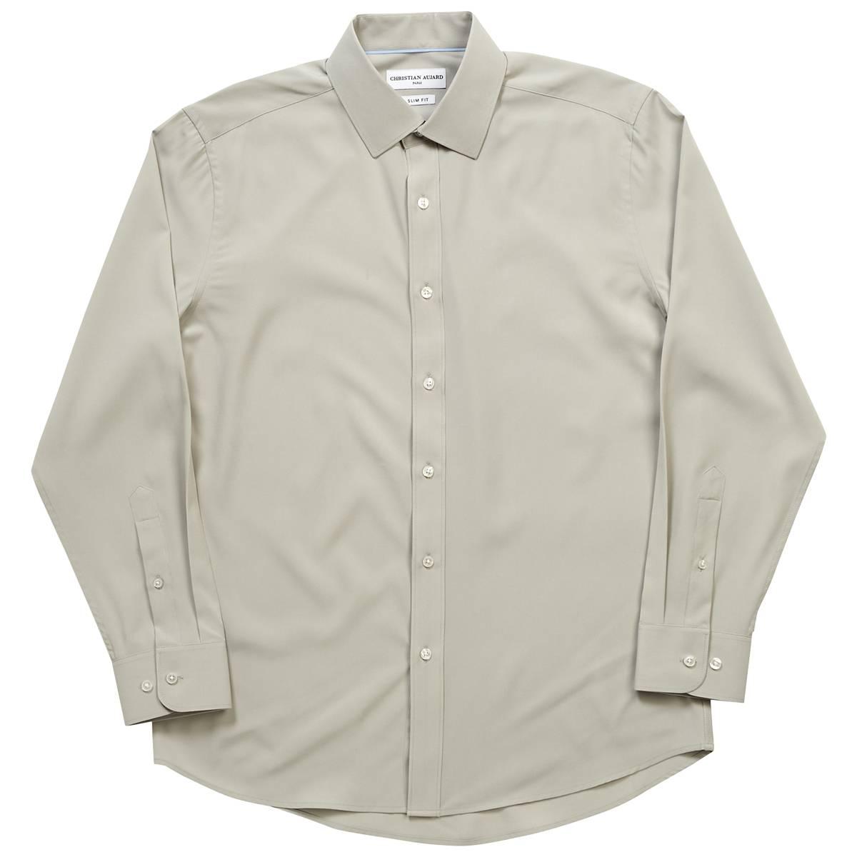 Click here for Mens Christian Aujard Slim Fit Solid Dress Shirt -... prices