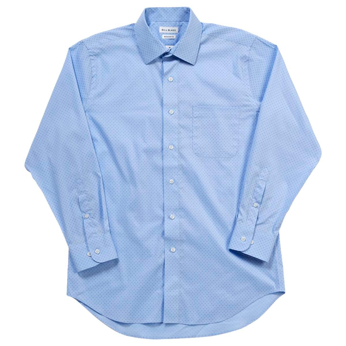 Click here for Mens Bill Blass Regular Fit Dress Shirt - Blue Flo... prices