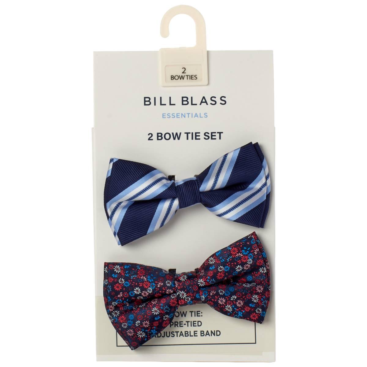 Click here for Mens Bill Blass Essentials 2pk. Bowties - Coral/Li... prices