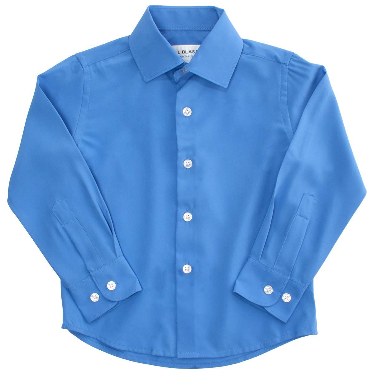 Click here for Boys (4-7) Bill Blass Dress Shirt - Medium Blue prices