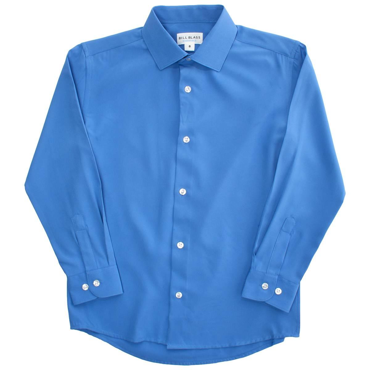 Click here for Boys (8-20) Bill Blass Dress Shirt - Medium Blue prices