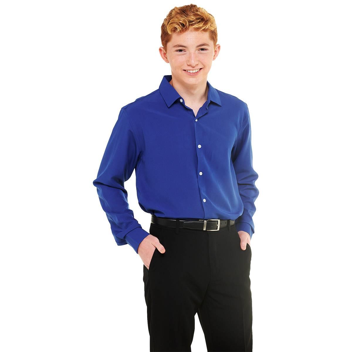 Click here for Boys (8-20) Bill Blass Long Sleeve Dress Shirt - F... prices