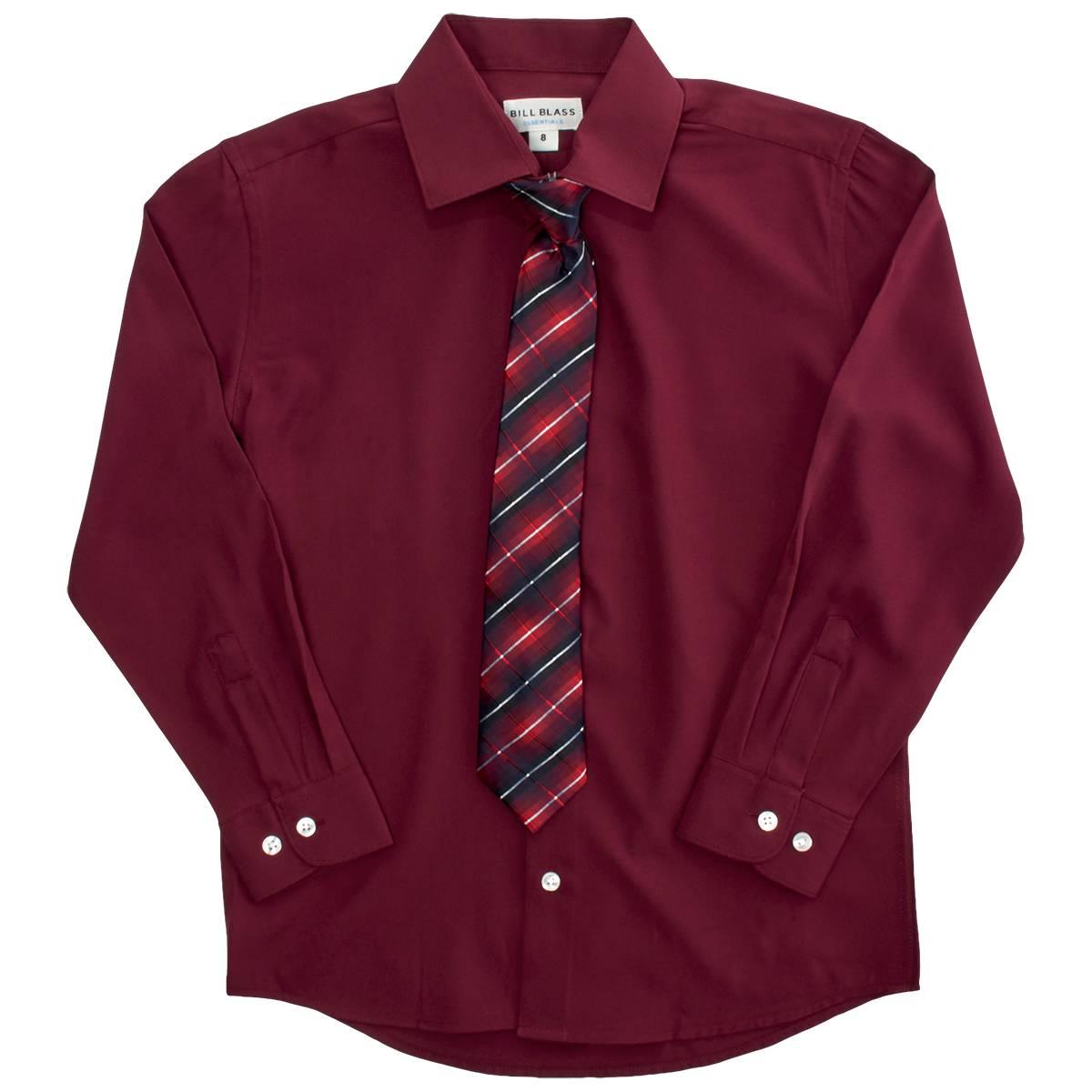 Click here for Boys (8-20) Bill Blass Dress Shirt & Plaid Tie Set... prices