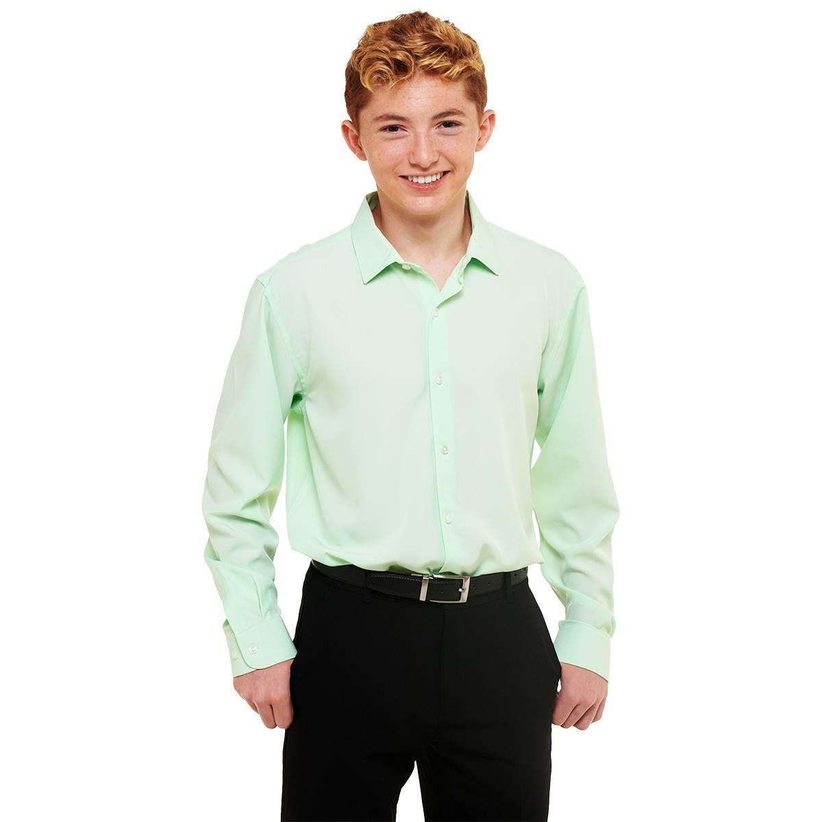 Click here for Boys (8-20) Bill Blass Essentials Dress Shirt - Pa... prices