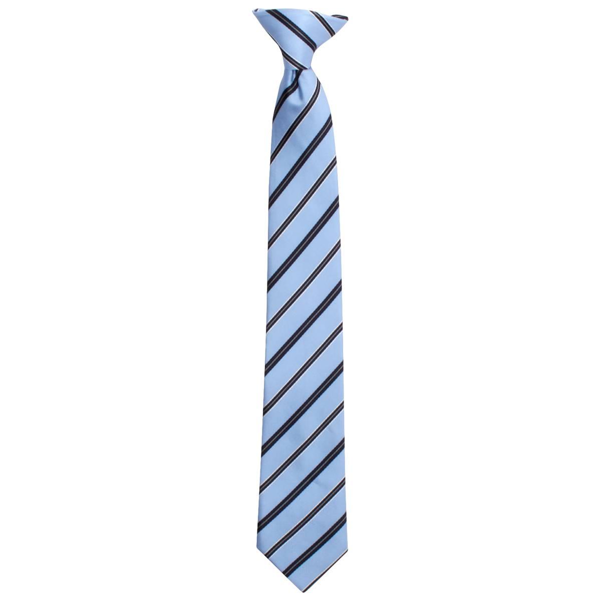 Click here for Boys Bill Blass Clip-On Tie - Light Blue prices