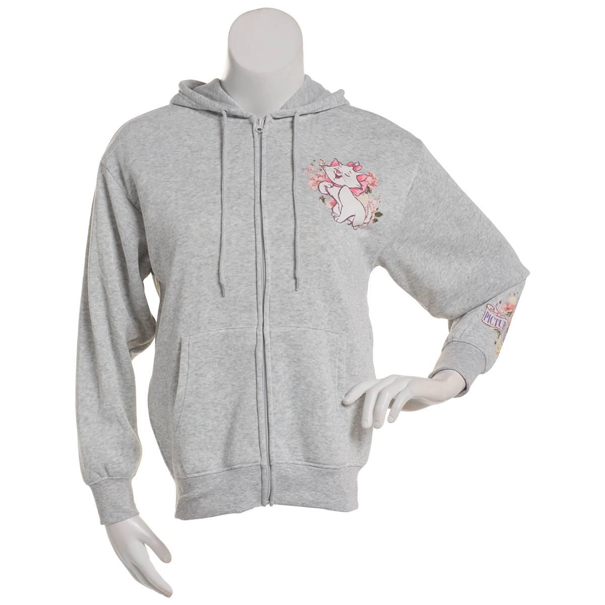 Click here for Juniors Aristocats Picture Purrfect Full Zip Hoodi... prices