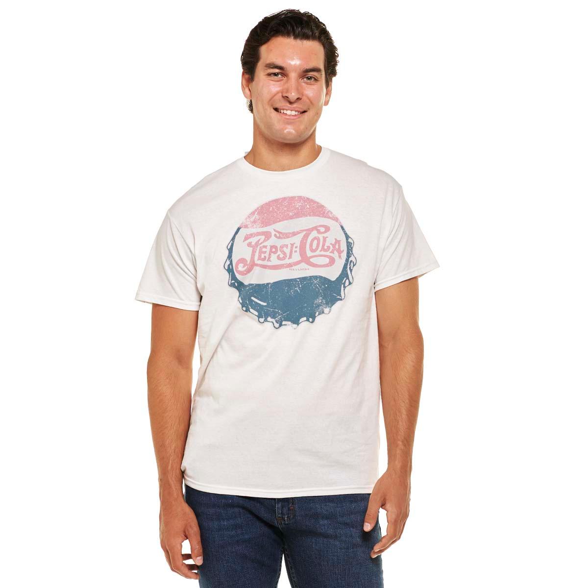 Click here for Young Mens Pepsi Cola Short Sleeve Graphic Tee - W... prices