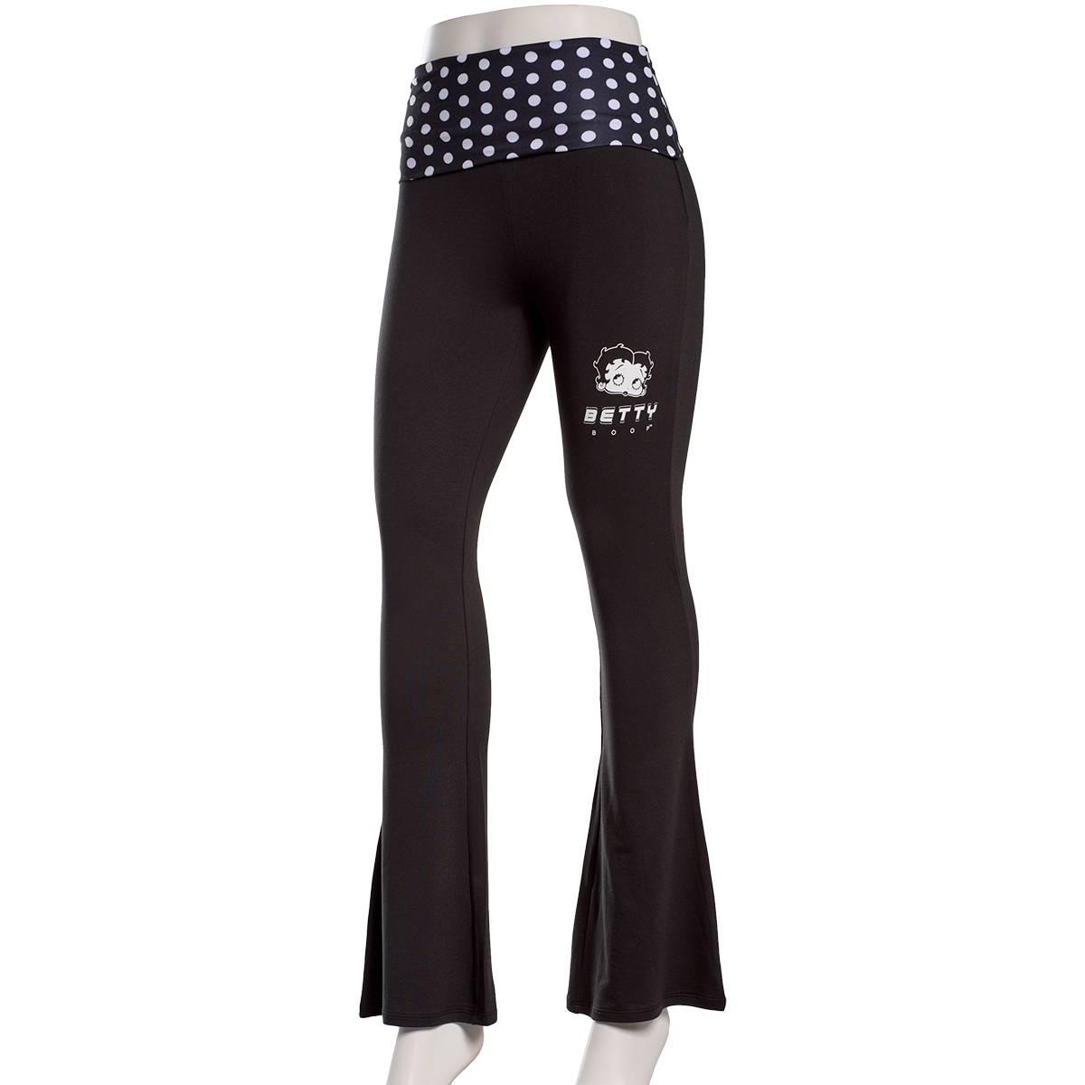 Click here for Juniors C-Life Betty Boop Dot Fold Over Waist Flar... prices