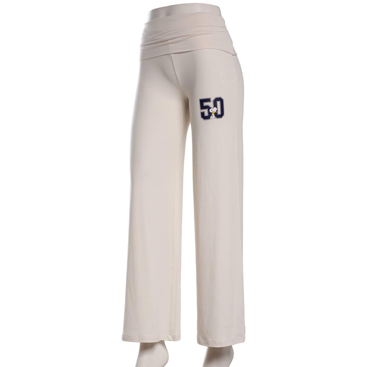Click here for Juniors Peanuts(tm) 50 Fold Over Waist Yum Wide Le... prices