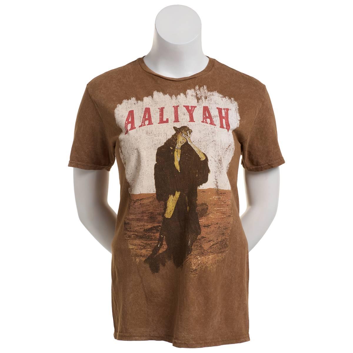 Click here for Juniors Short Sleeve Aaliyah Country Boyfriend Tee prices