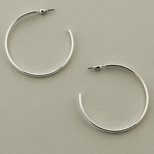 Click here for Freedom Nickel Free Medium Hoop Earrings prices