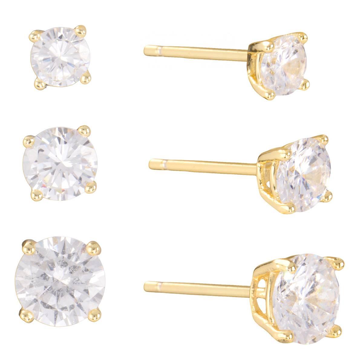 Click here for Athra 14kt. Gold over Brass 4mm/5mm/6mm Crystal St... prices