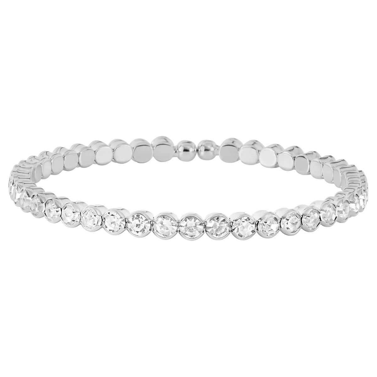 Click here for Athra Silver Plated Single Honeycomb Clear Crystal... prices