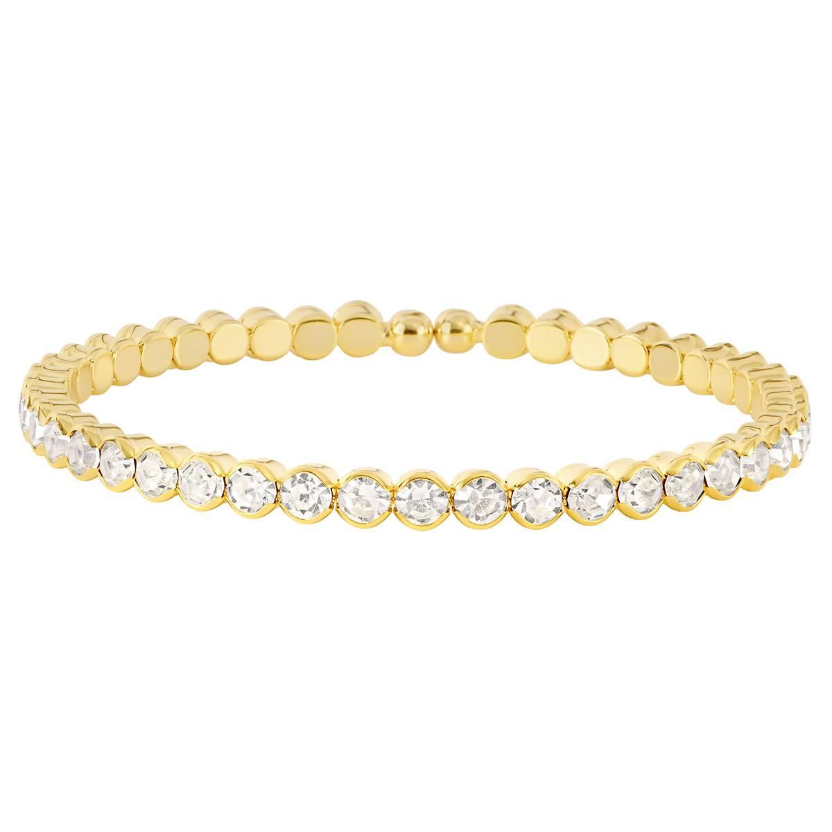 Click here for Athra Gold over Brass Single Honeycomb Crystal Coi... prices