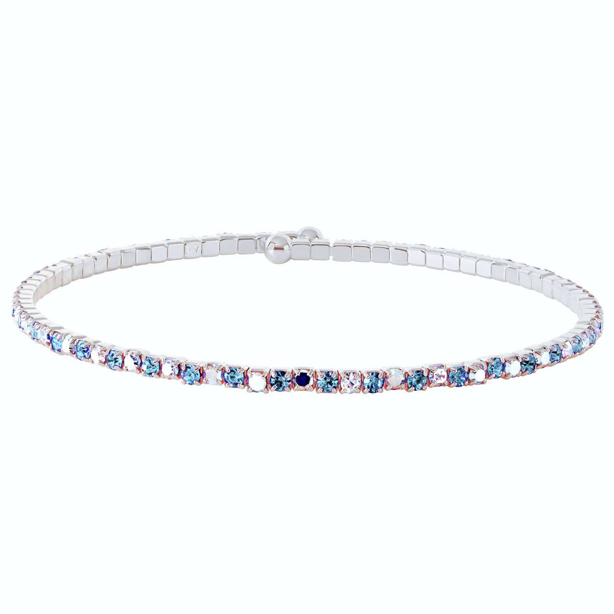 Click here for Athra Light Aqua & Aurora Borealis Crystal Coil Br... prices
