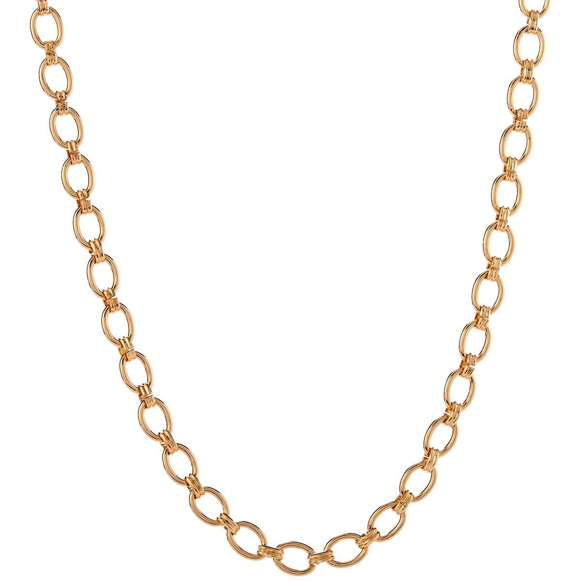 Click here for Design Collection 18in. Gold-Tone Double Round Lin... prices
