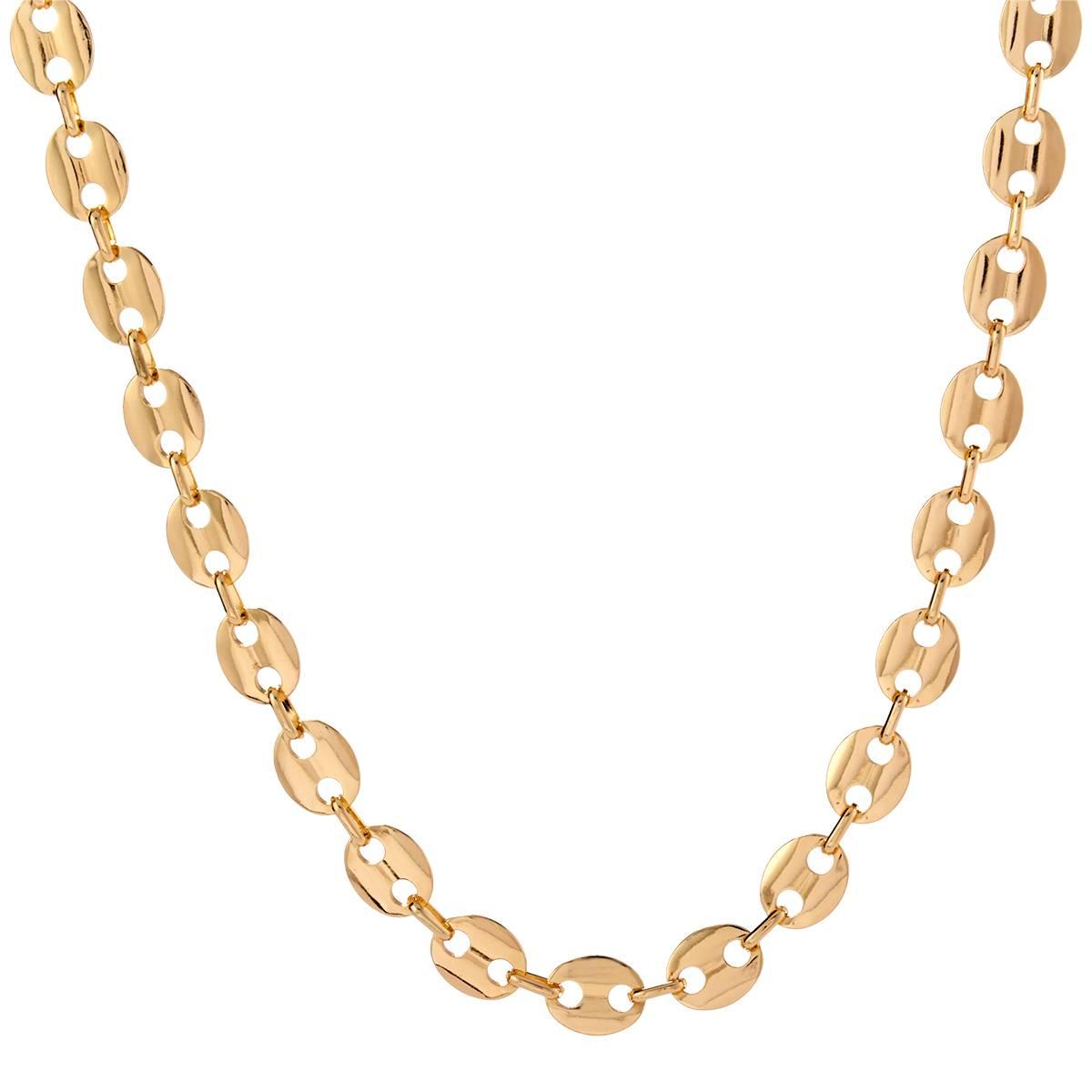 Click here for Design Collection 18in. Gold-Tone Pop Cap Chain Ne... prices