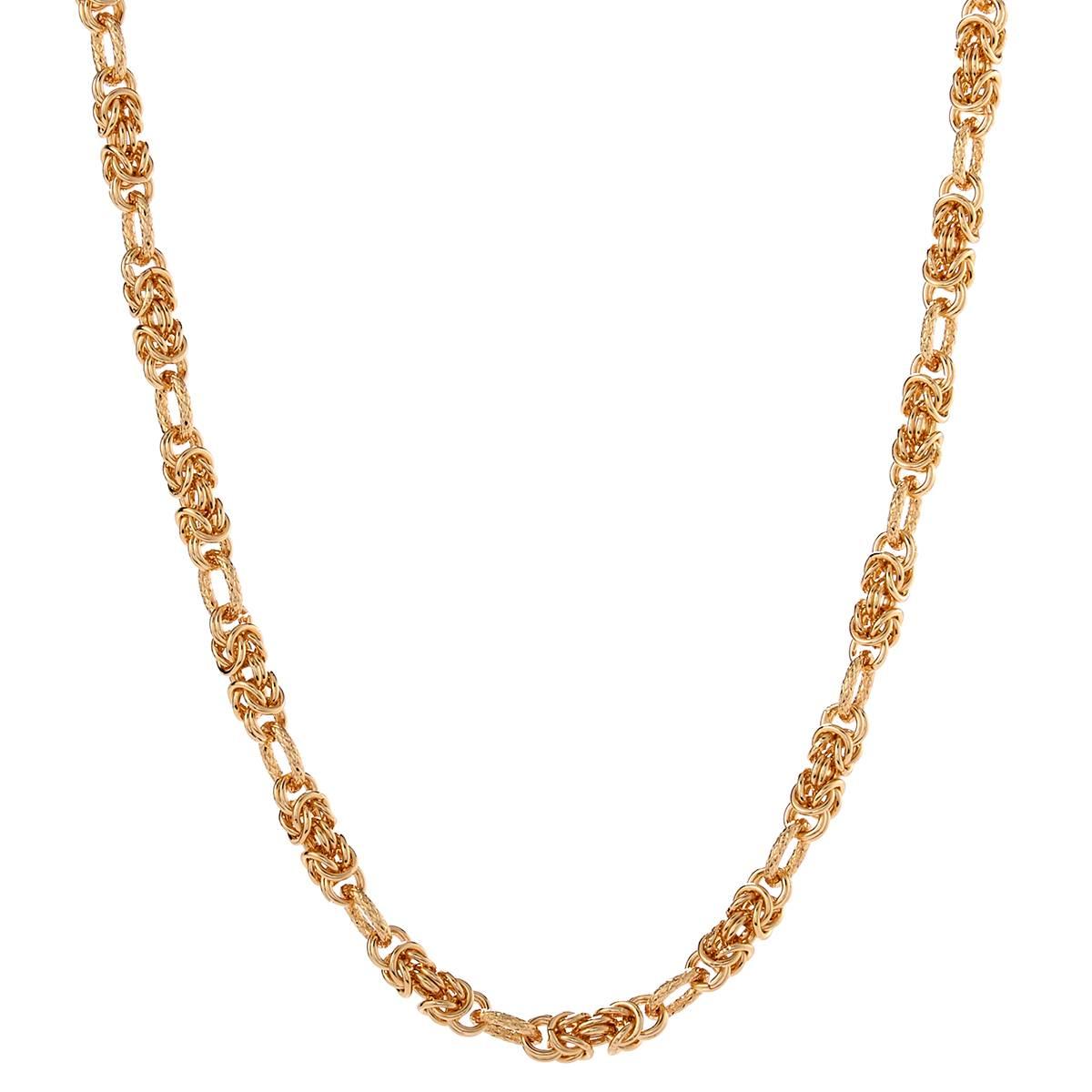 Click here for Design Collection 18 Gold-Tone Mixed Link Chain Ne... prices