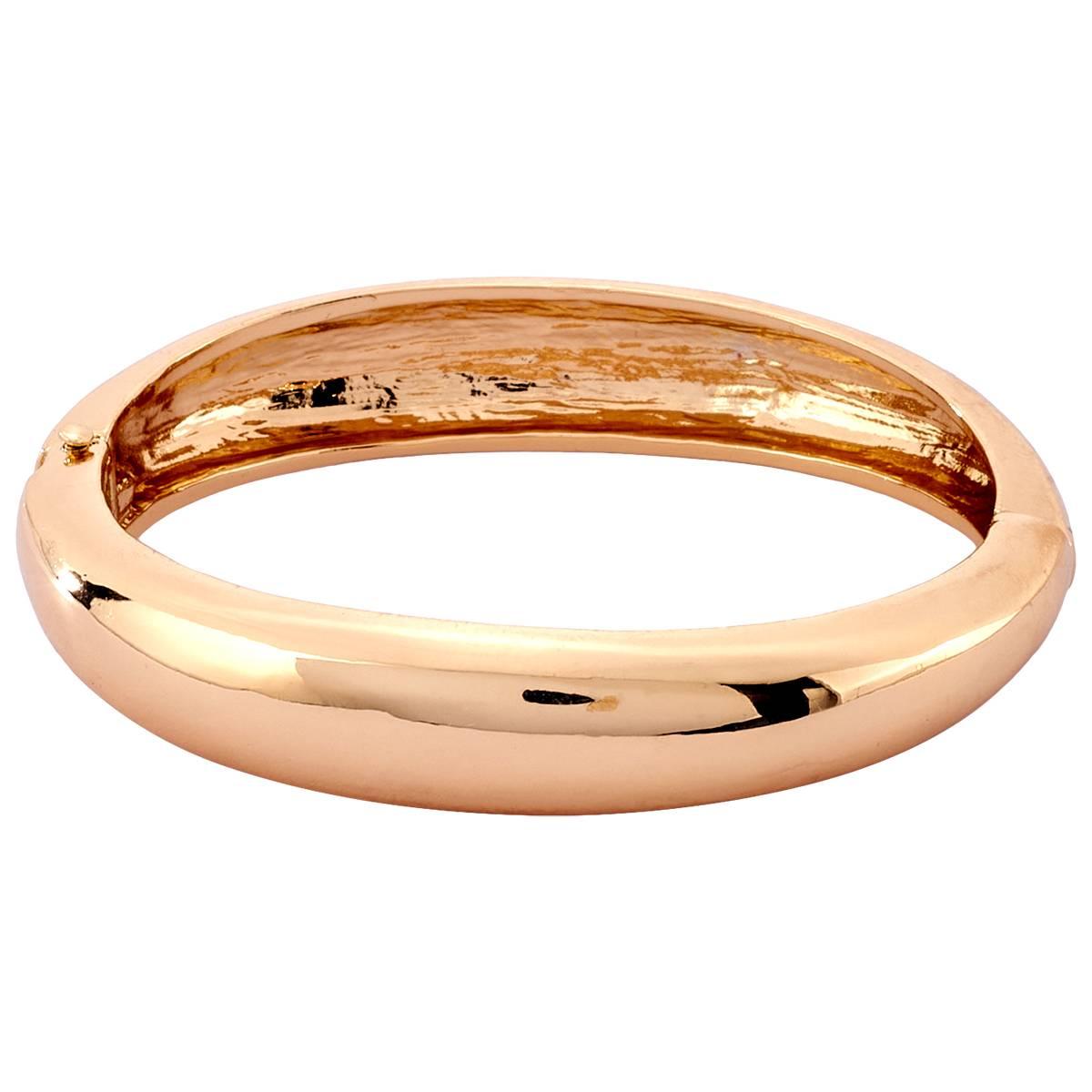 Click here for Design Collection Gold-Tone Hinged Bangle Bracelet prices