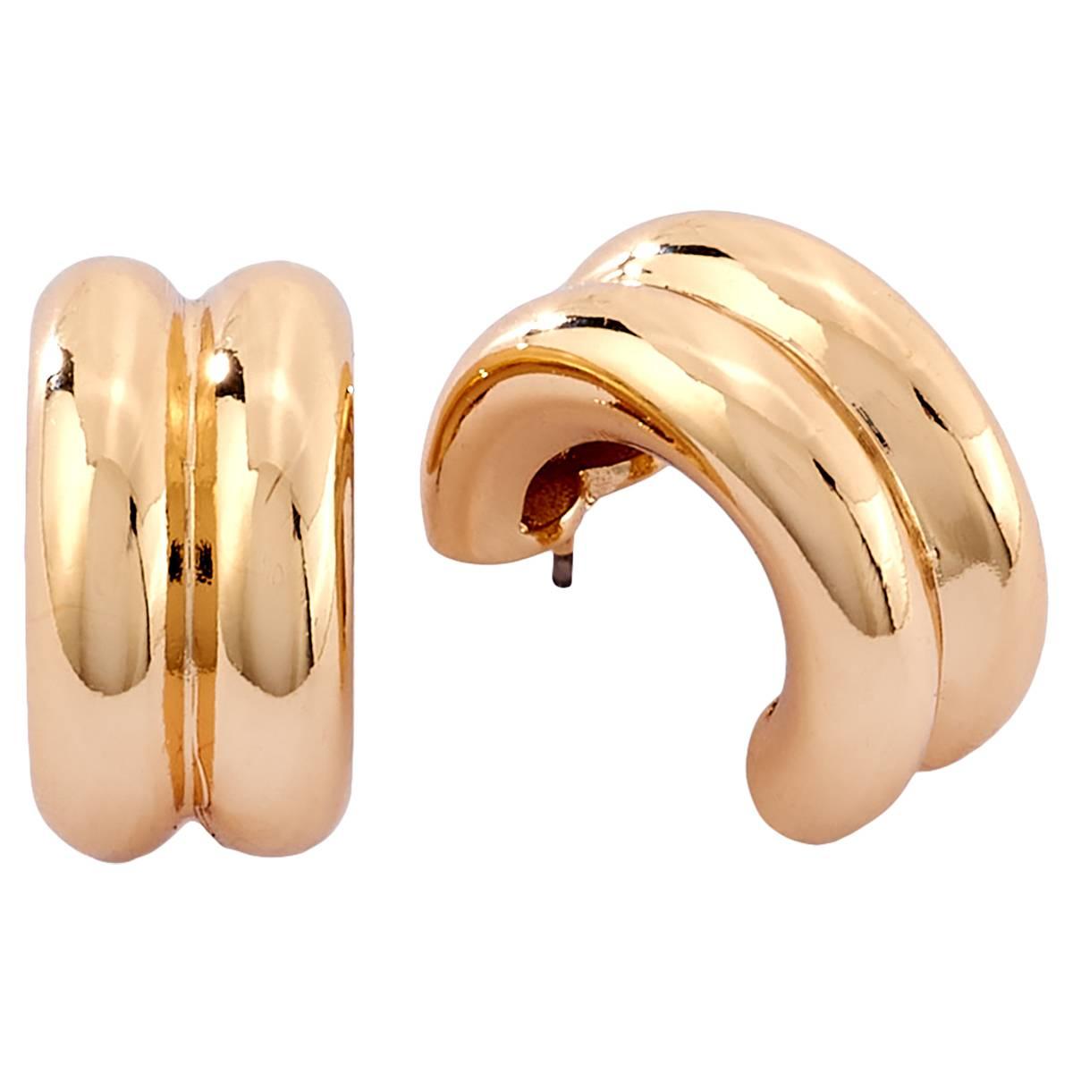 Click here for Design Collection Gold-Tone Hoop Earrings prices