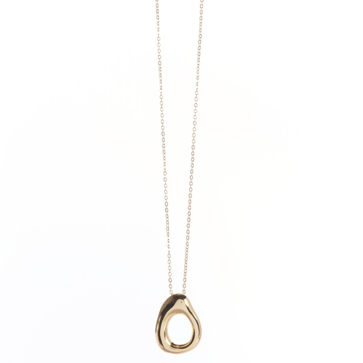 Click here for Design Collection Gold-Tone Geometric Pendant Neck... prices