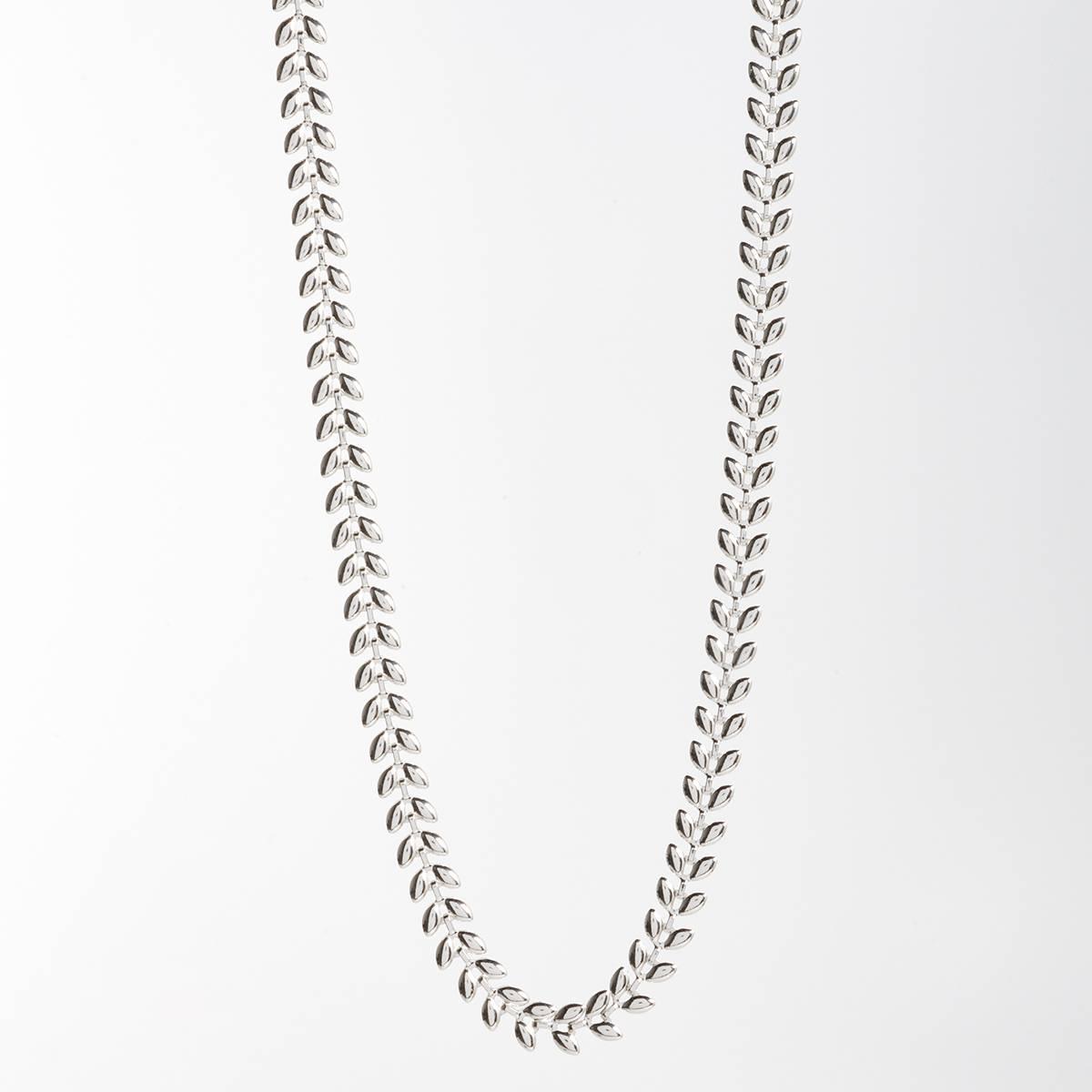 Click here for Design Collection Silver-Tone Wheat Chain Necklace prices