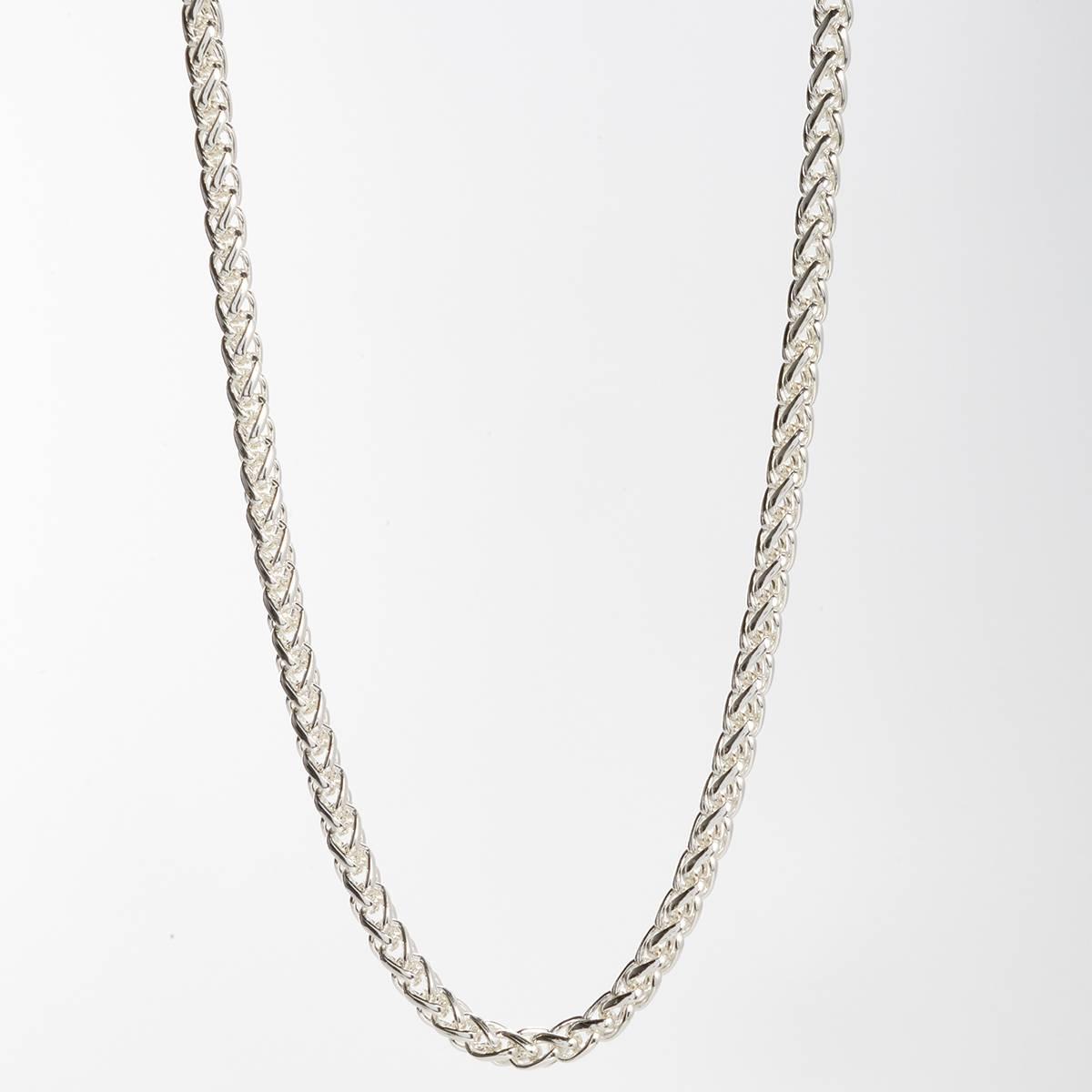 Click here for Design Collection Silver-Tone Fishbone Chain Neckl... prices