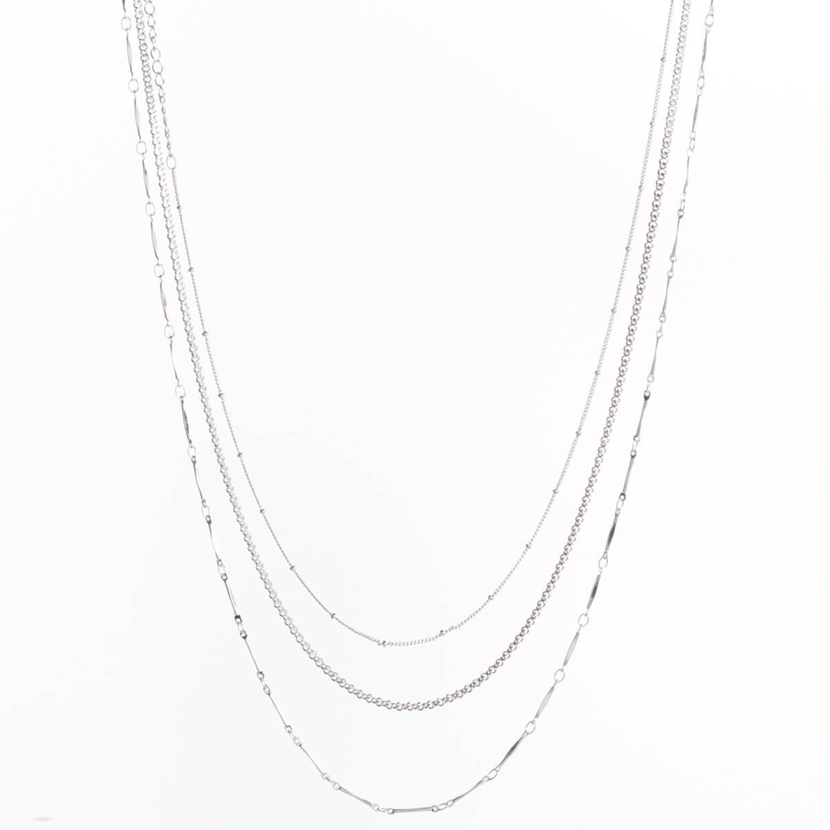 Click here for Design Collection Silver-Plated 18in. Multi-Strand... prices