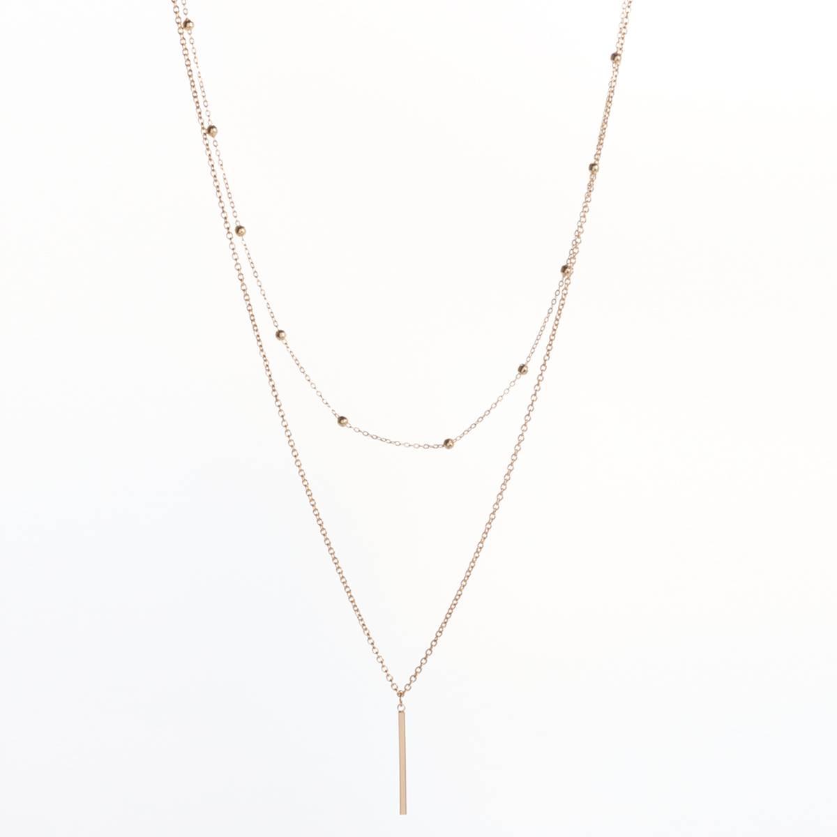 Click here for Design Collection Gold-Tone 18in. Necklace with Ba... prices