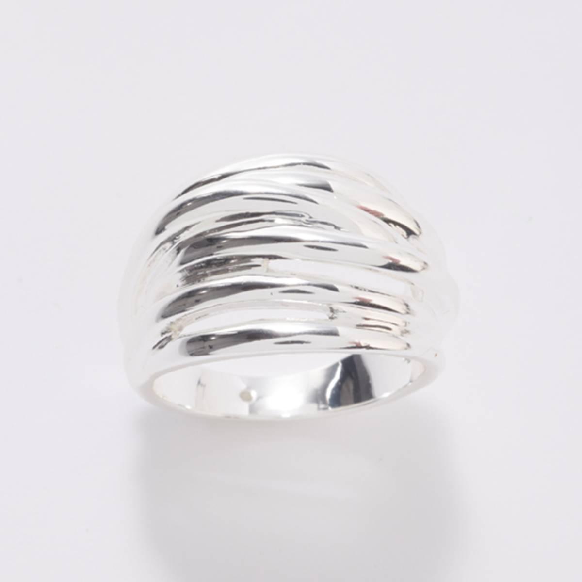 Click here for Ashley Cooper(tm) Silver Textured Knuckle Band Rin... prices