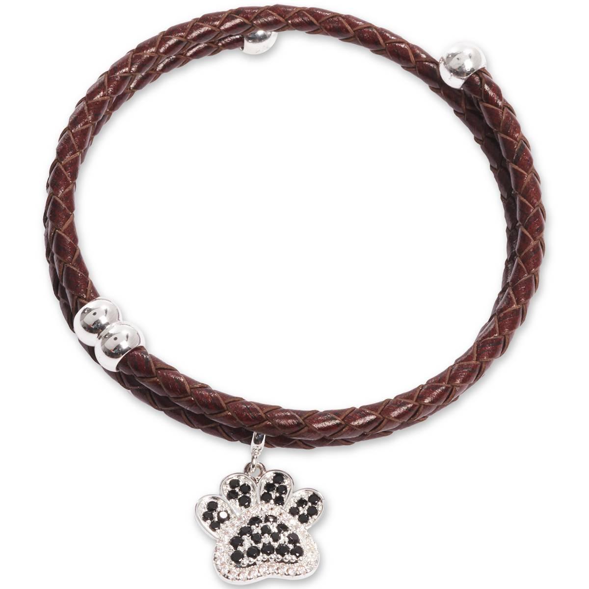 Click here for Beautiful Blessings Dog Paw Charm Leather Wrap Coi... prices