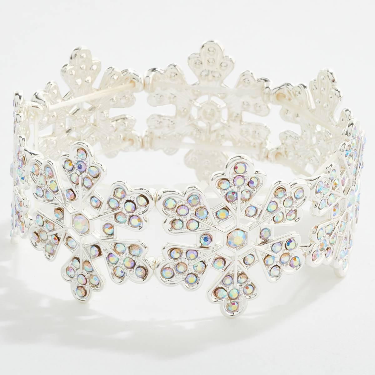 Click here for Silver-Tone Snowflake Bracelet prices